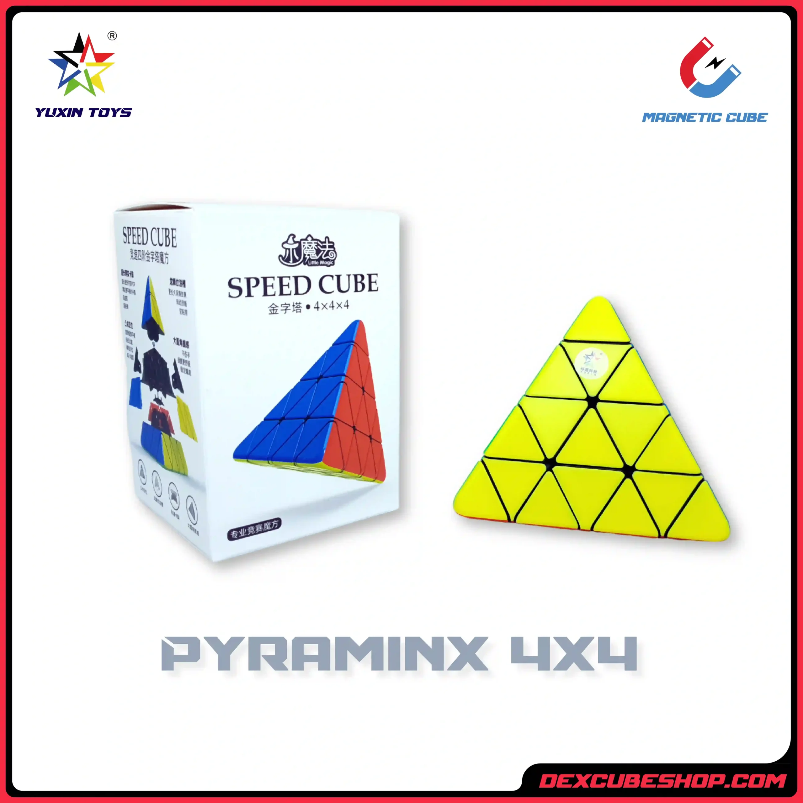 YuXin Little Magic Master Pyraminx 4x4 - Xrubiks
